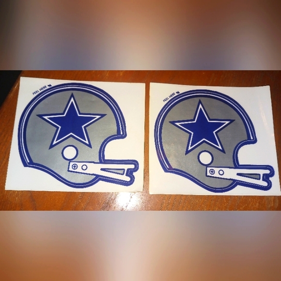 NFL | Games | Vintage 97s Dallas Cowboys Football Helmet Stickers Decal ...